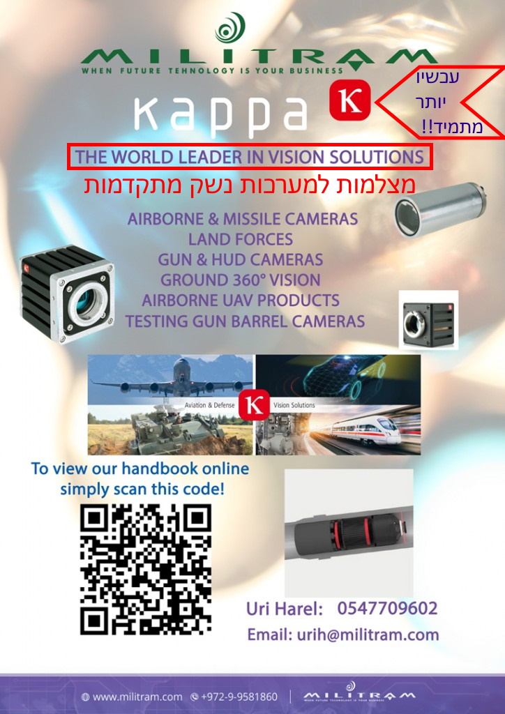 Cameras for advanced weapon systems. KAPPA - Militram